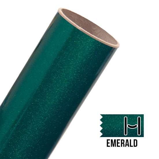 Glitter Adhesive Vinyl - Emerald | Happy Crafters Canada